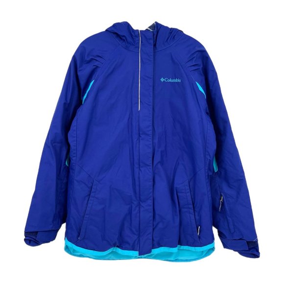 Columbia | Jackets & Coats | Columbia Blue Solid Jacket Perfect For Any ...